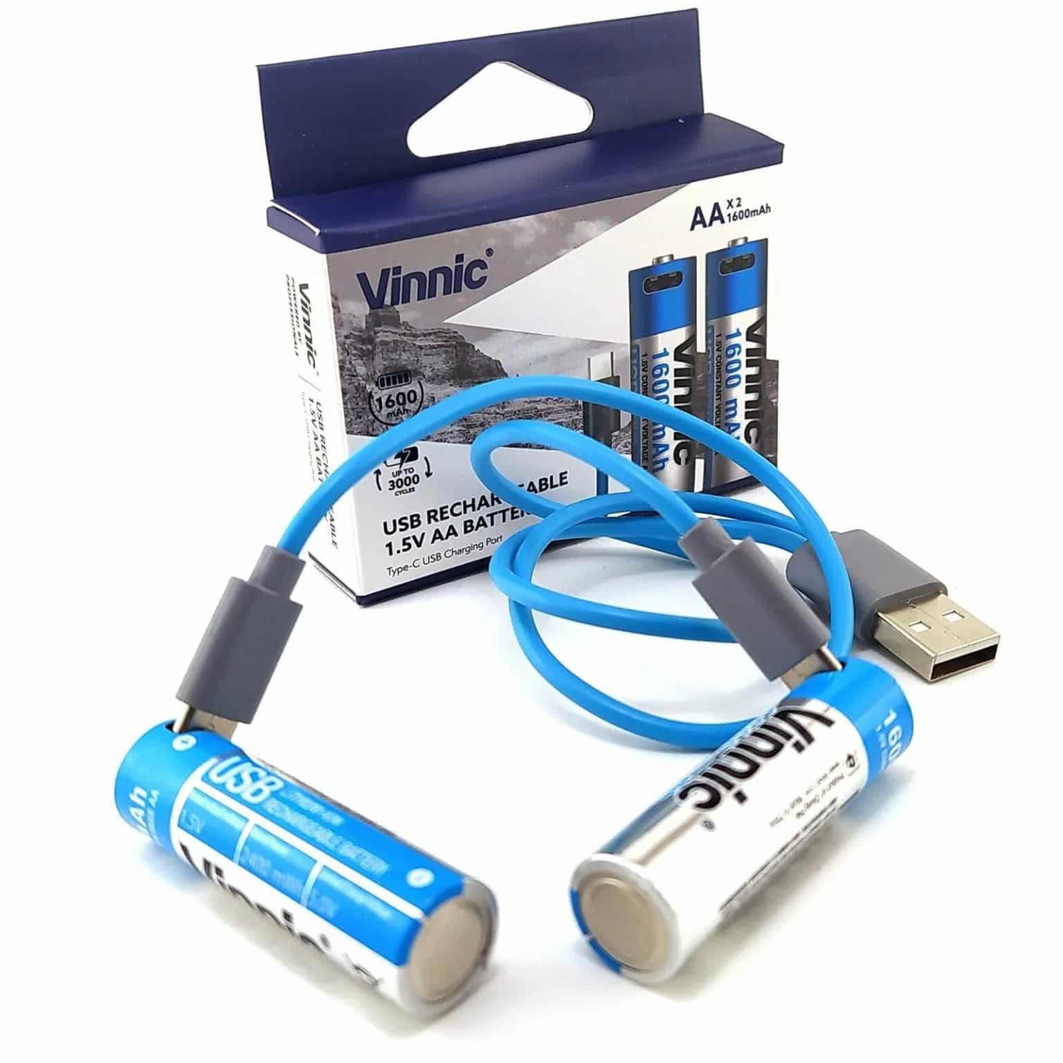 Μπαταρία Λιθίου AA Επαναφορτιζόμενη USB Li-Ion – ZAPS Batteries